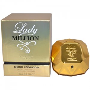 Lady Million Absolutely Gold by Paco Rabanne 2.7 oz Pure Perfume | Om Fr...